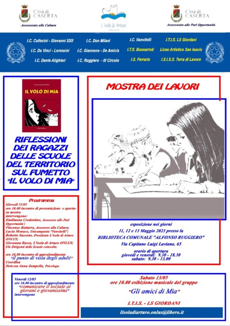 Evento finale ‘Il volo di Mia’ – IC Ruggiero terzo circolo